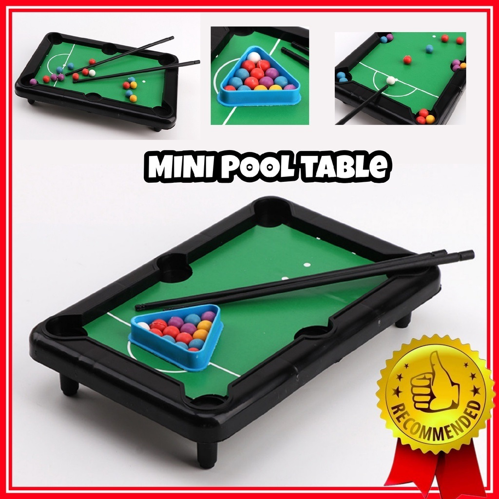 Jual DELUXE SNOOKER POOL TABLE SET MEJA BILLIARD MINI | Shopee Indonesia