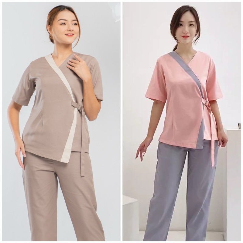 Jual FLORENCE PREMIUM Series/ seragam spa/ beauty spa/ beauty therapist ...