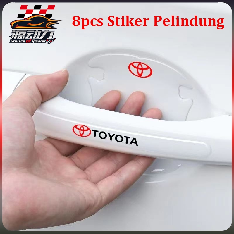 Jual 【8pcs】Stiker Mobil Pelindung Pintu Mobil Stiker pelindung handle ...