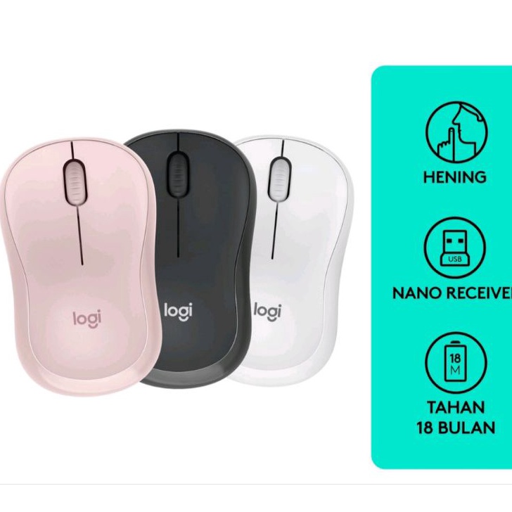 Jual LOGITECH M22 SILENT CLICK Mouse Wireless ORIGINAL 1 | Shopee Indonesia