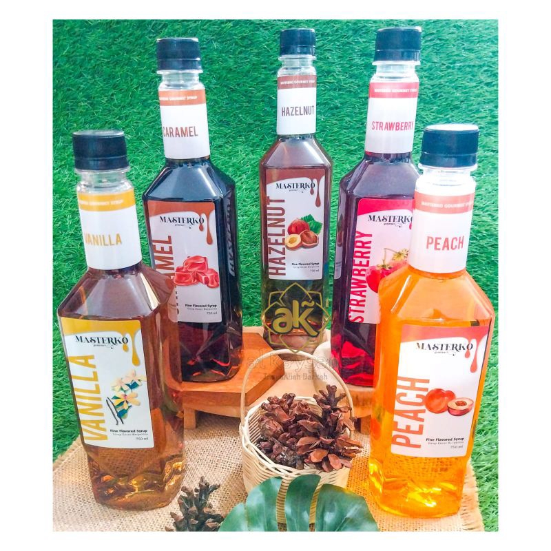 Jual MASTERKO SYRUP /Sirup minuman aneka rasa ala cafe HALAL PRODUK ...