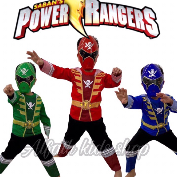 Jual modelTipe RNA776 BAJU KOSTUM POWER RANGERS ANAK TERBARU POWER ...