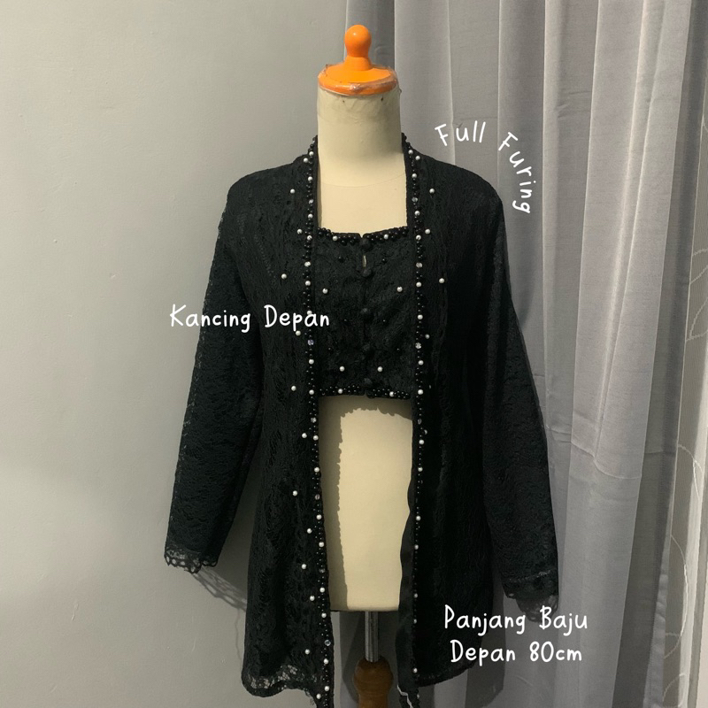 Jual [PO] Furing Kebaya Tunik Kancing Depan | Kebaya Kutu Baru Mutiara ...