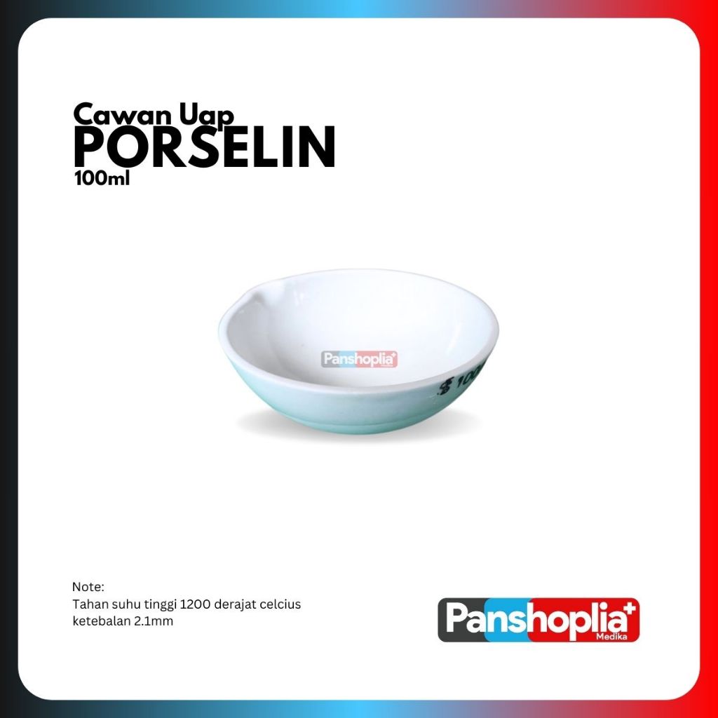 Jual Cawan Porselin 100ml Evaporating Dish Cawan Penguap 100 ml | Shopee Indonesia