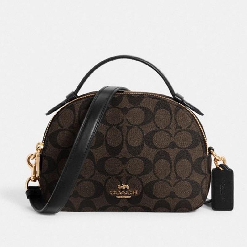 Jual TAS COACH 1591 Serena In Signature Canvas Original mahogany ...