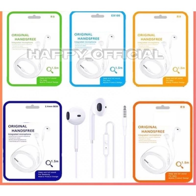 Jual Hf Headset R9 Super Bass Pack Plastik | Shopee Indonesia
