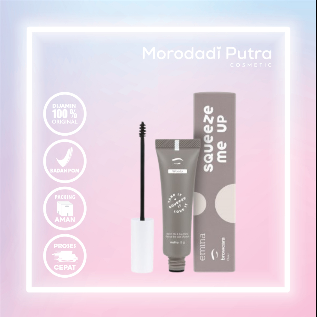 Jual Emina Squeeze Me Up Browcara 8 g - Brow Mascara Water Resistant ...