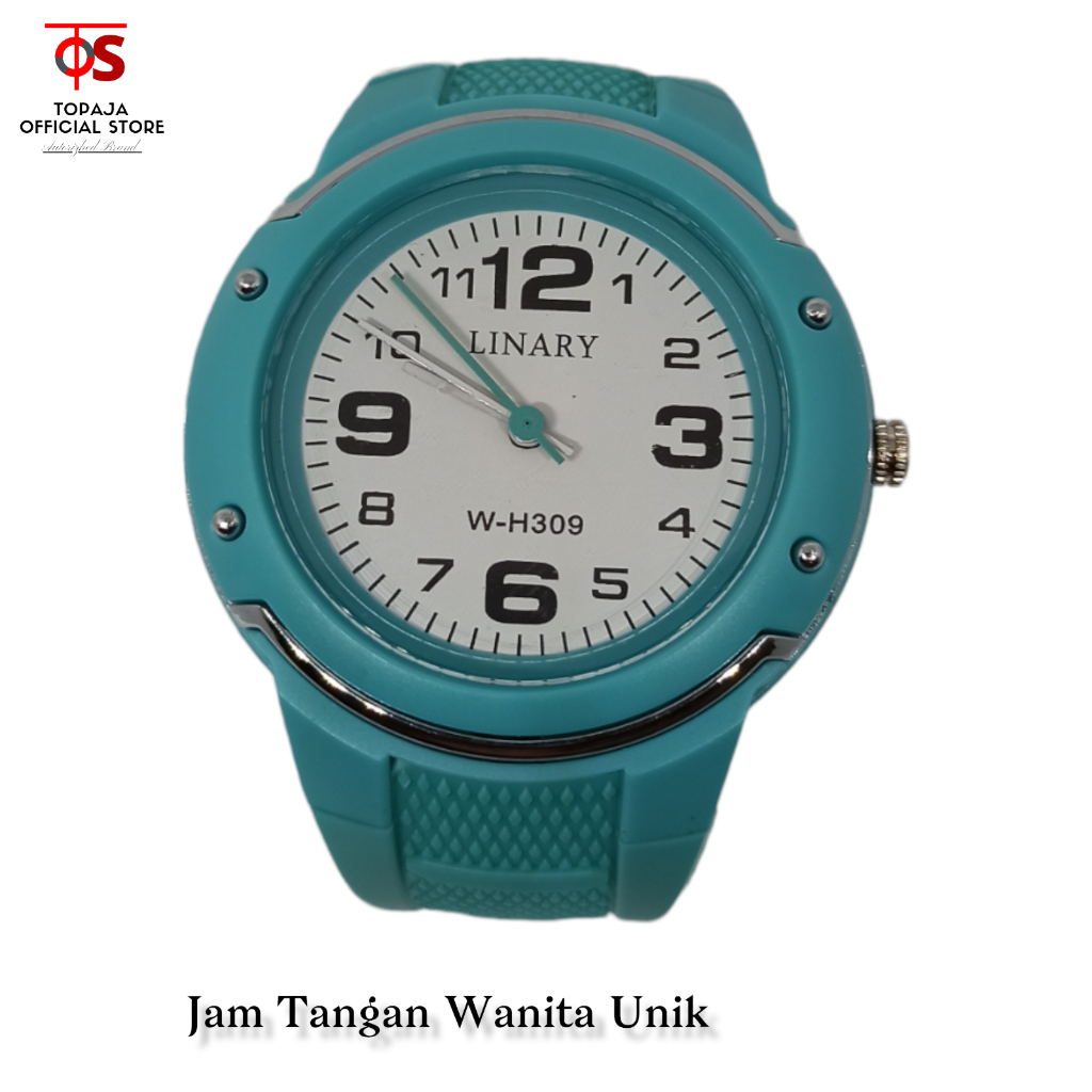 Jual LINARY Jam Tangan Wanita Unik Stylish Green Tosca Edition - Jam ...