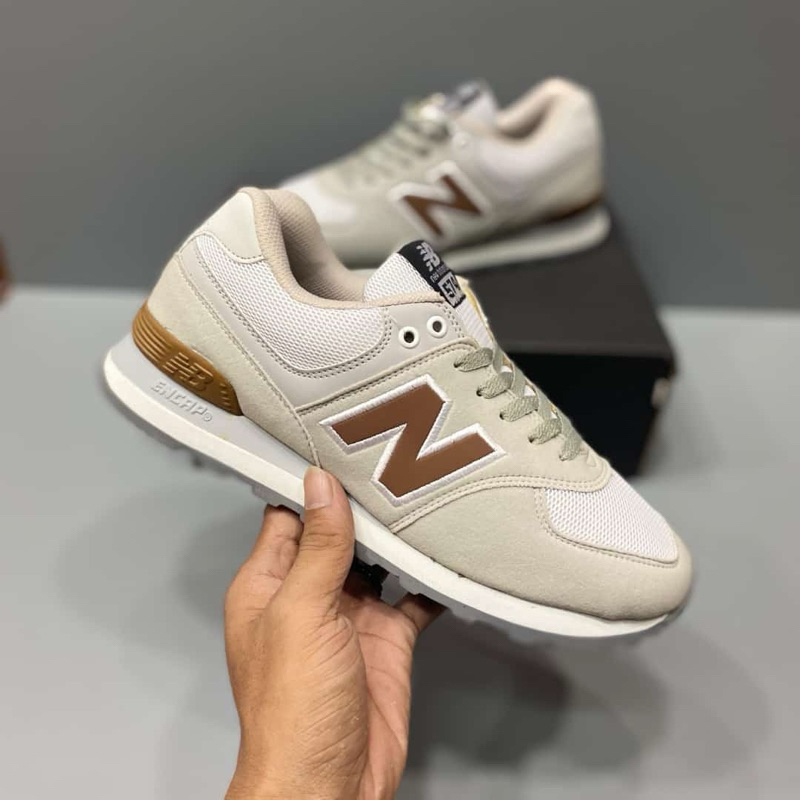 Jual Sepatu New Balance 574 Encap Grey Tan Made In Vietnam | Shopee ...