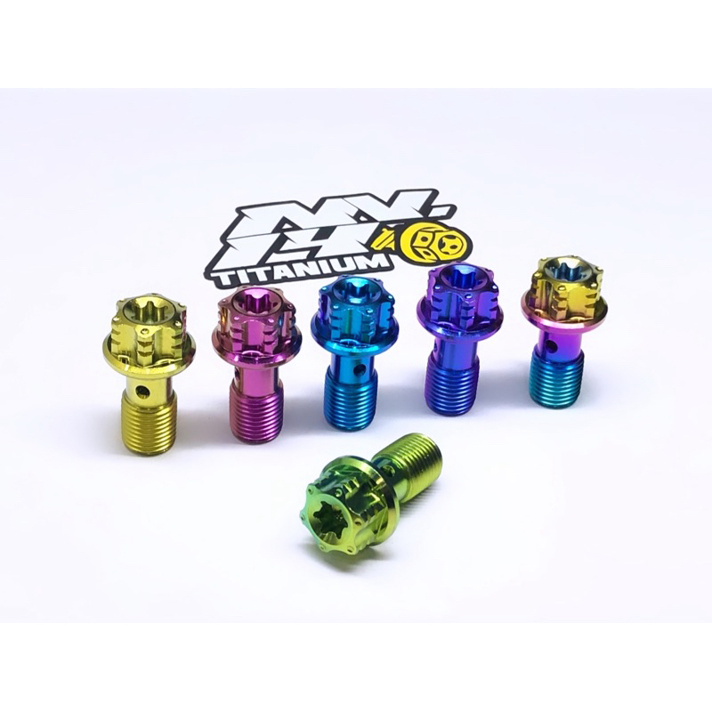 Jual BAUT BANJO CALIPER KALIPER DRAT HALUS ALUS TITANIUM GR5 | Shopee Indonesia