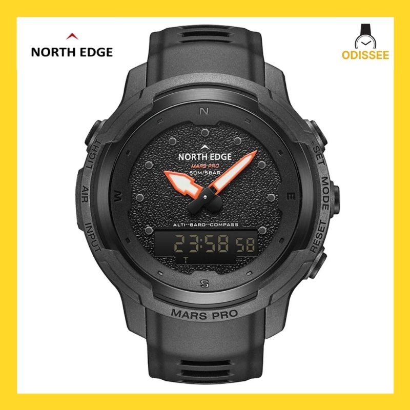Jual NORTH EDGE MARS PRO SMARTWATCH ALTI BARO COMPASS ORIGINAL | Shopee ...