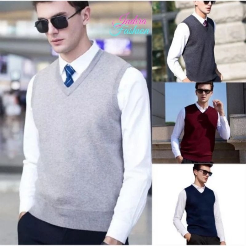 Jual Rompi Rajut Pria | Shopee Indonesia