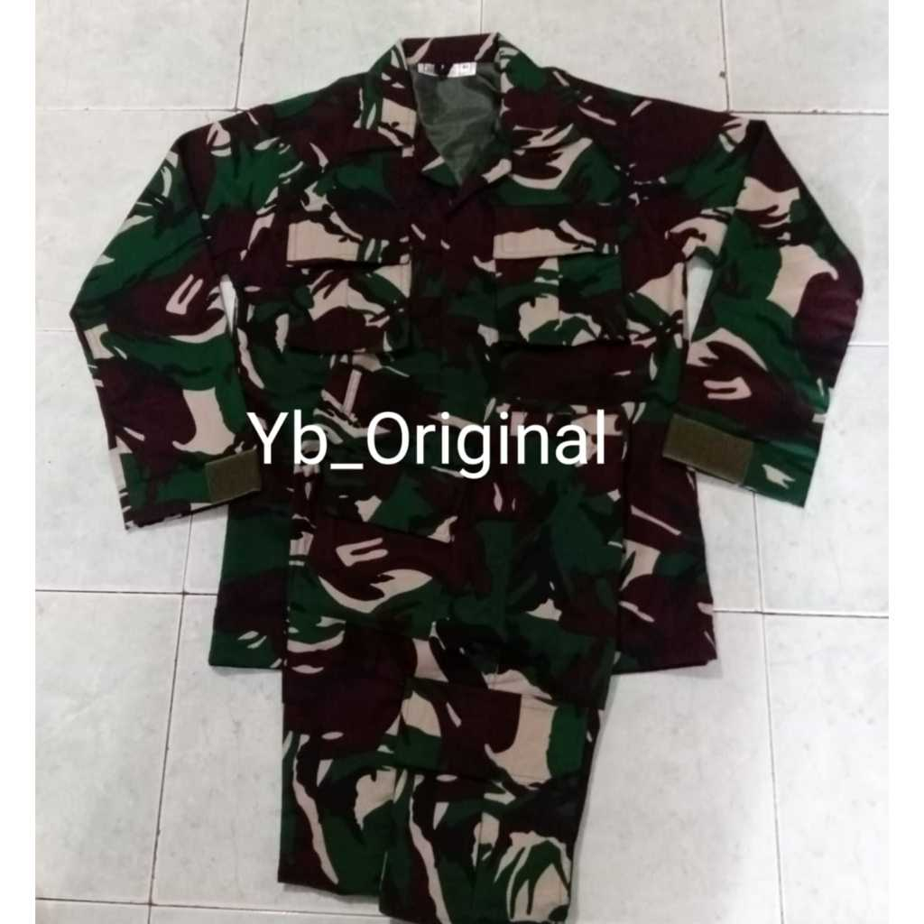 Jual BAJU PDL BALLOTELI WOOL WARNA PEMBAGIAN FULL PERKERAS/SERAGAM/SETELAN TNI | Shopee Indonesia