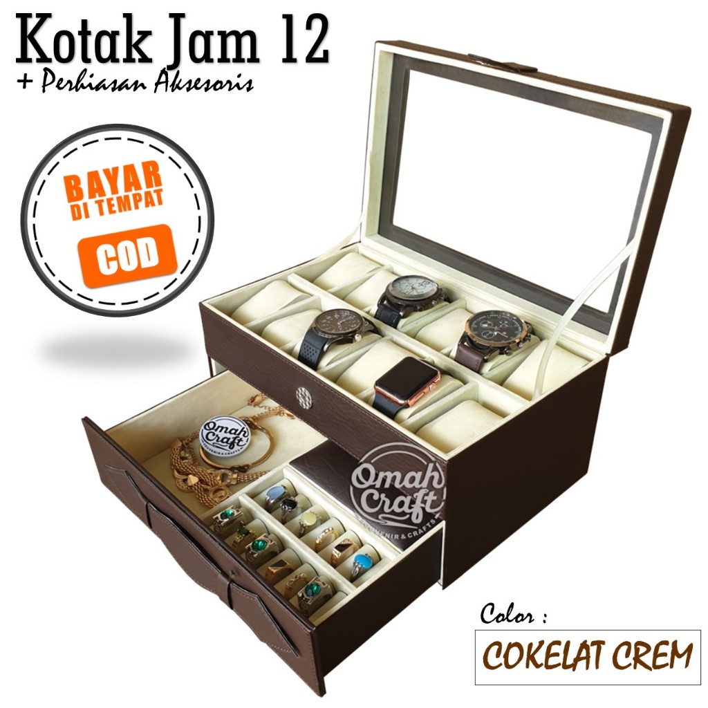 Jual FLASH SALE - Box Jam Tangan isi 12 mix Perhiasan dan aksesoris ...
