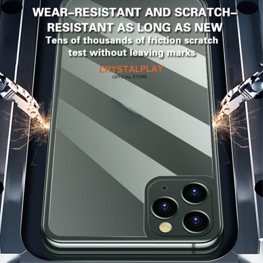 Jual CrystalPlay Anti Gores Belakang iPhone Back Tempered Glass for ...