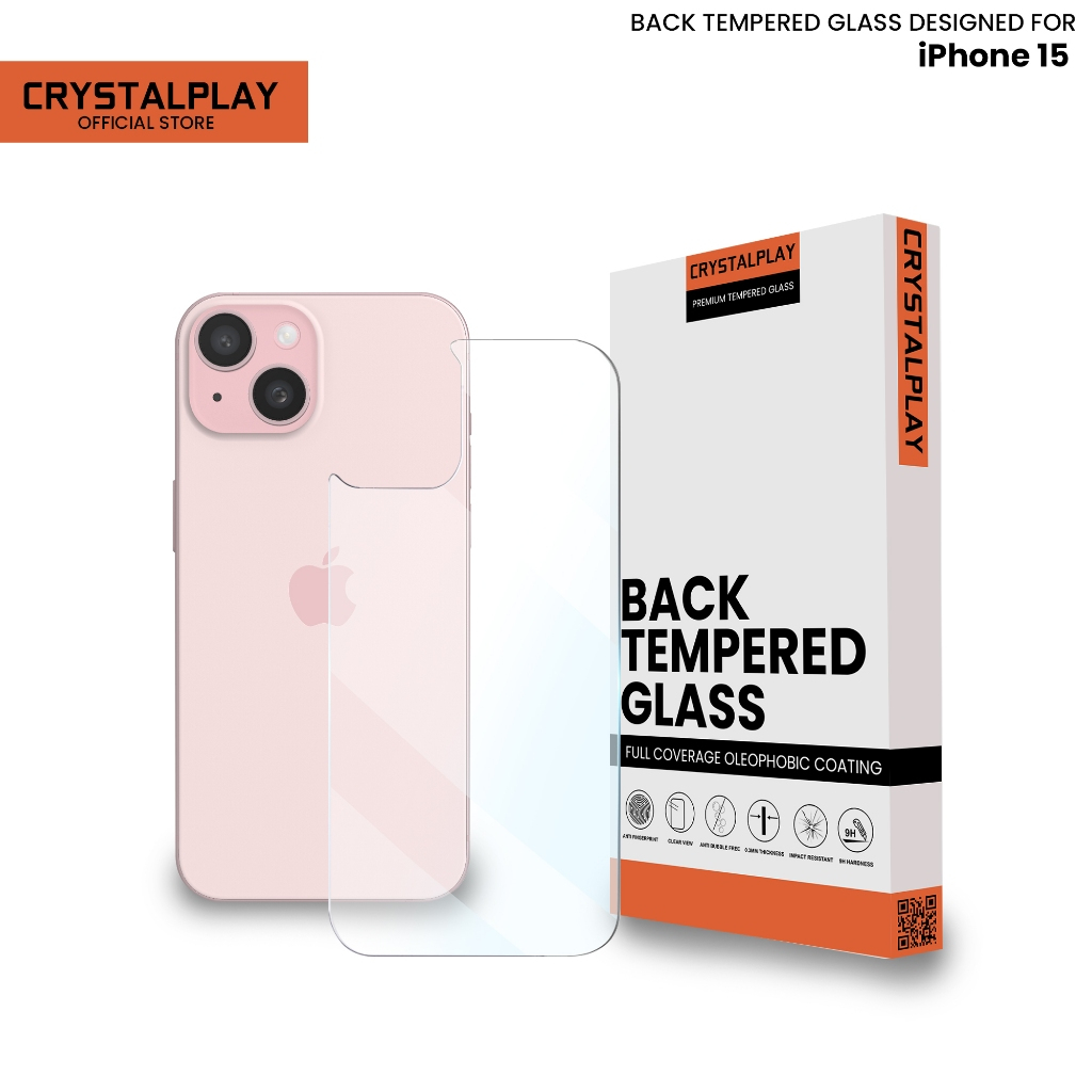 Jual CrystalPlay Anti Gores Belakang iPhone Back Tempered Glass for ...