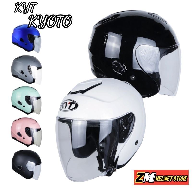 Jual HELM KYT KYOTO R SOLID 100% ORIGINAL | Shopee Indonesia