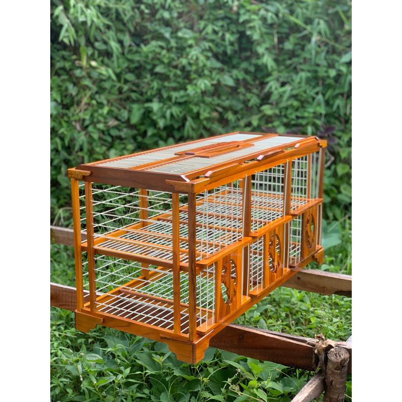 Jual Dongdang merpati 6 pintu full fiber Bahan kayu jati jawa(Bisa ...