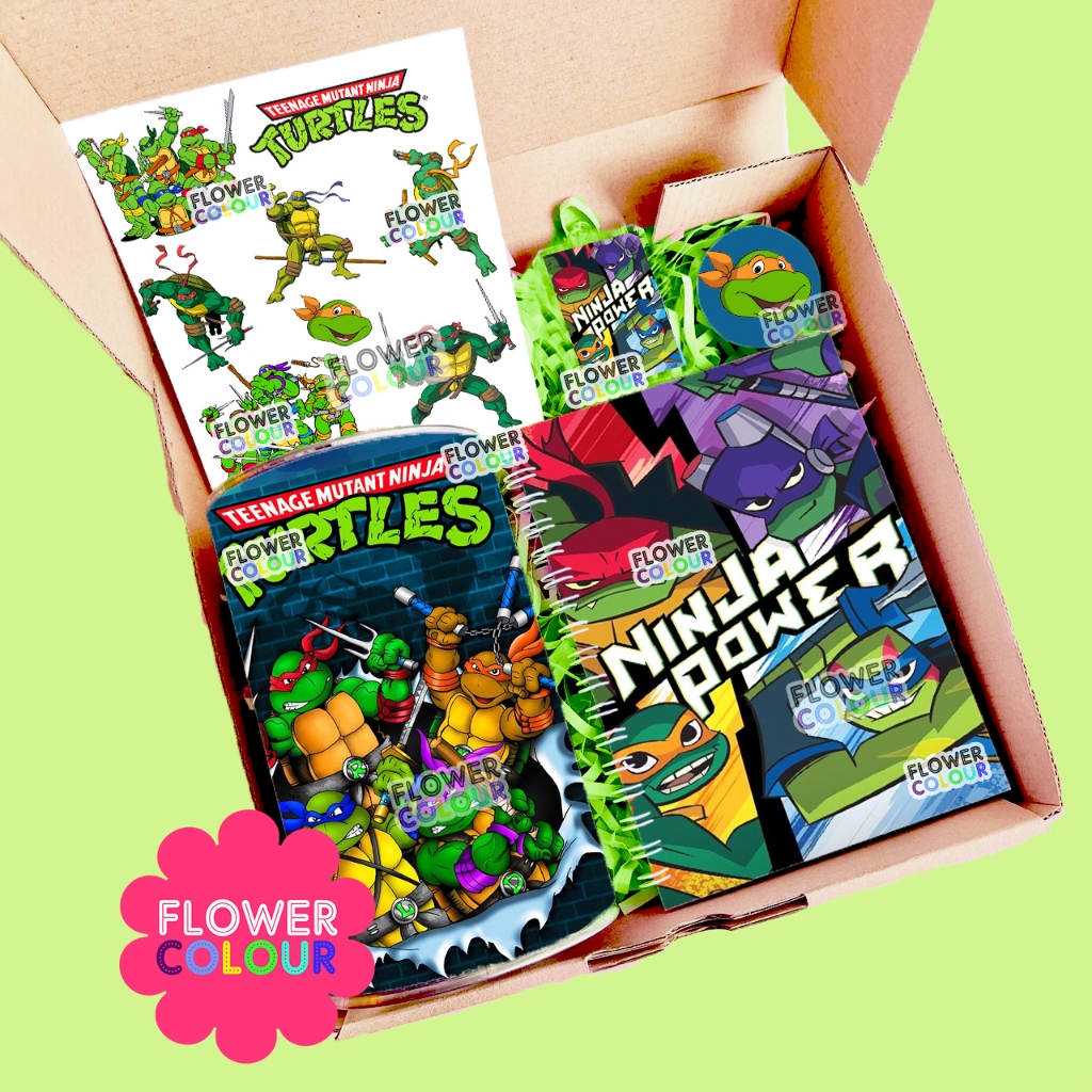 Jual PAKET BOX HAMPERS NINJA TURTLES | HAMPERS NINJA TURTLES | PAKET ...