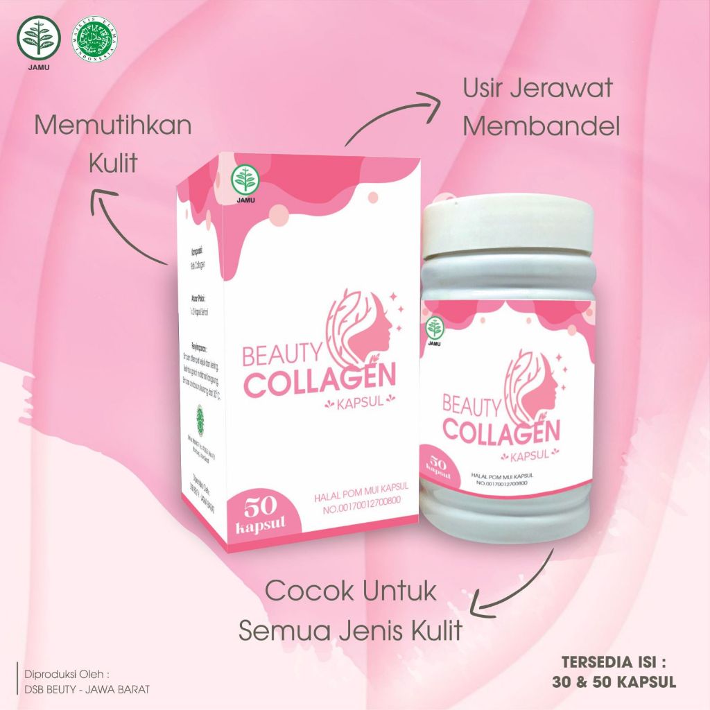 Jual Collagen supplement mencerahkan kulit original 50 kapsul | Shopee ...