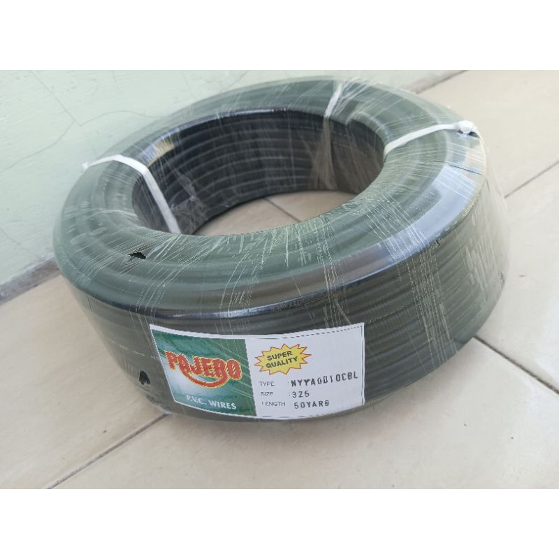 Jual kabel listrik pajero 3x2,5 panjang 50yard isi 3 serabut | Shopee ...