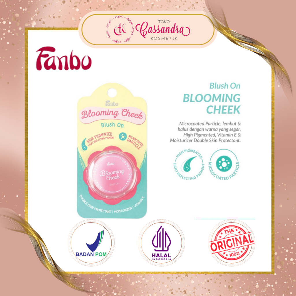 Jual FANBO BLOOMING CHEEK BLUSH ON | Shopee Indonesia