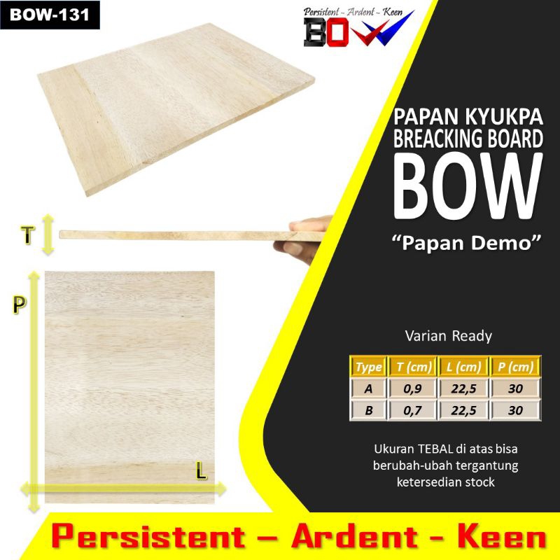 Jual papan kyukpa breaking board papan demo Taekwondo karate | Shopee ...