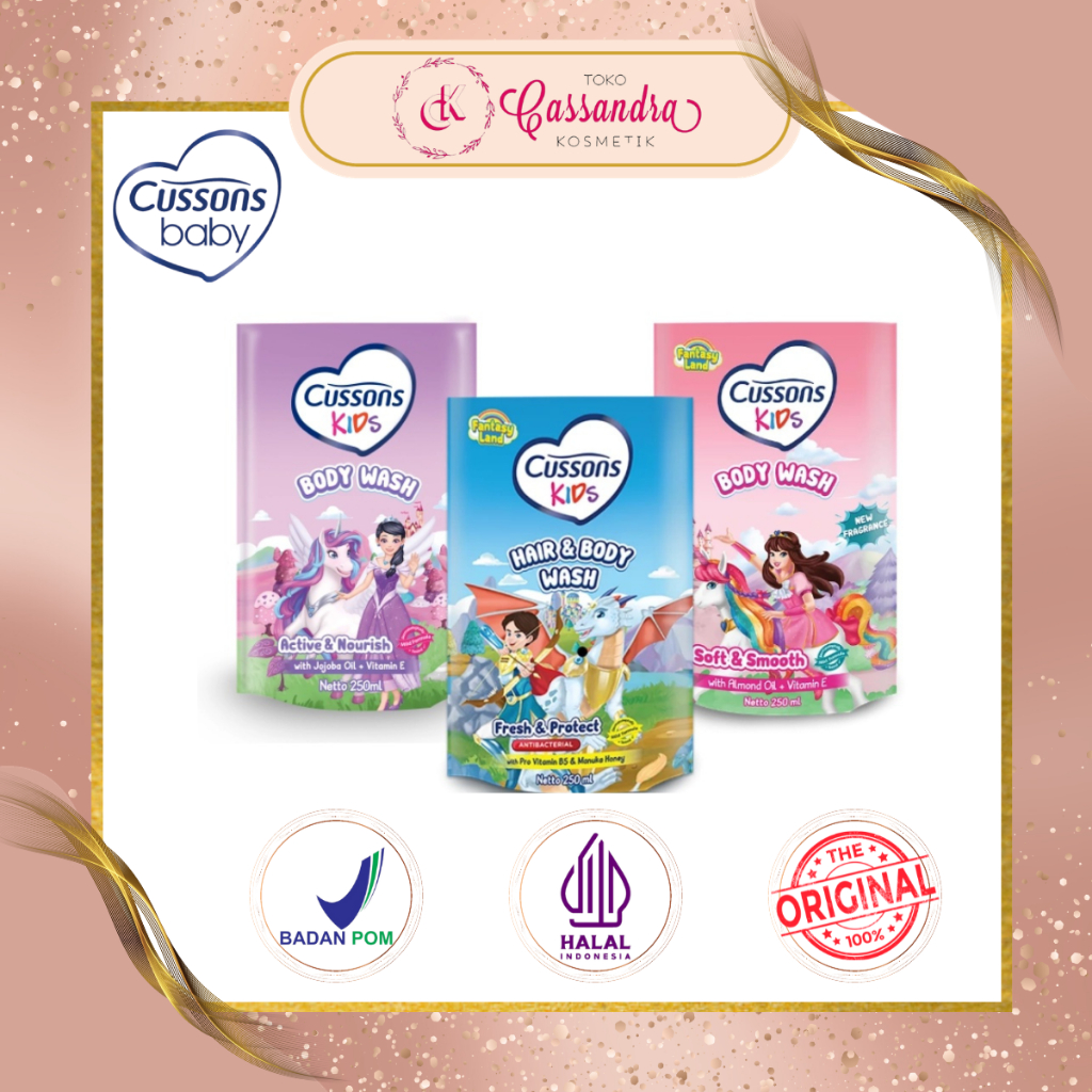 Jual CUSSONS KIDS BODY WASH REFILL 250 ML | Shopee Indonesia