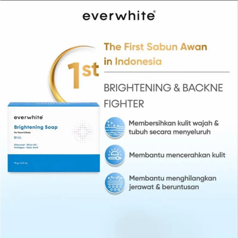 Jual original - Ever White sabun awan | Shopee Indonesia