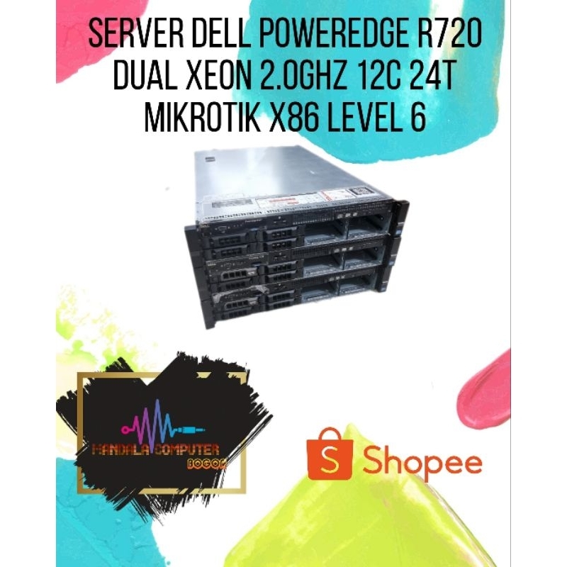 Jual Server Mikrotik X86 Level 6 Dell PowerEdge R720 Dual Intel Xeon E5 ...