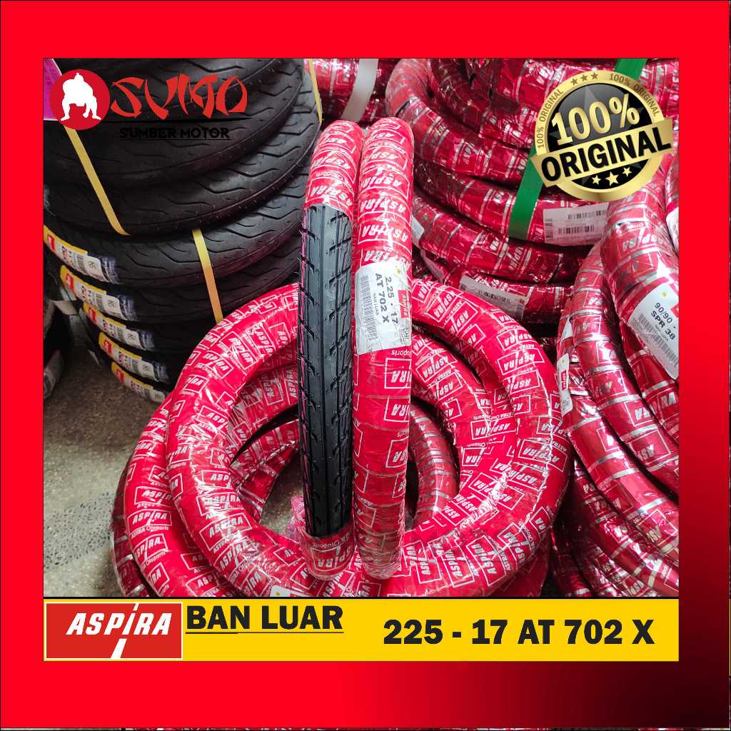 Jual BAN LUAR 225-17 RING 17 AT 702 X ORIGINAL ASPIRA ASTRA | Shopee ...