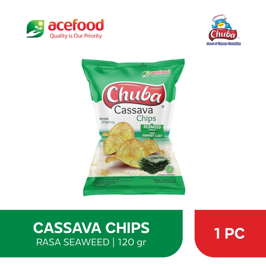 Jual Chuba Cassava Chips 120gr Rasa Seaweed | Shopee Indonesia