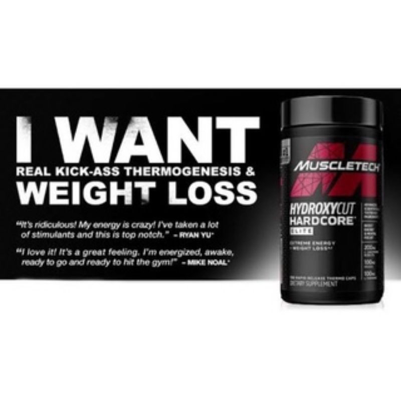 Jual Muscletech Hydroxycut Elite 100 Capsules Pembakar Lemak Gym