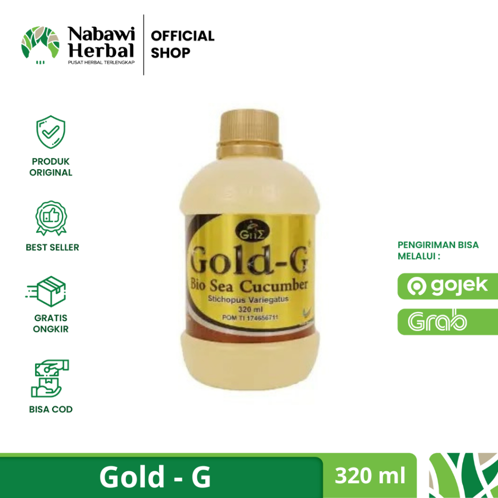 Jual GOLD G - Bio Sea Cucumber Gold G 320 ml | Shopee Indonesia
