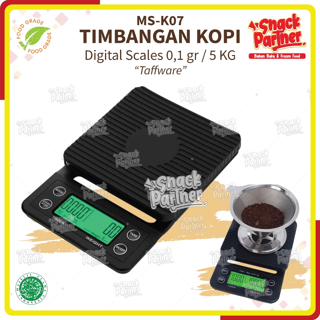 Jual TIMBANGAN DIGITAL KOPI / Digital Scales Kitchen Akurasi 0,1 gr / 5 KG - MS-K07 Sudah ...