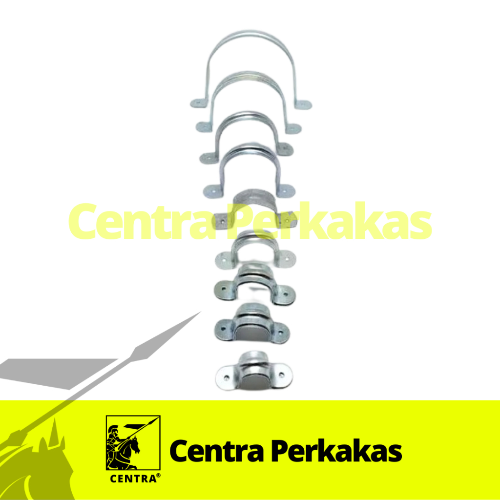 Jual Klem Pipa Plat Plat Seng Besi Klem Omega Galvanis | Shopee Indonesia