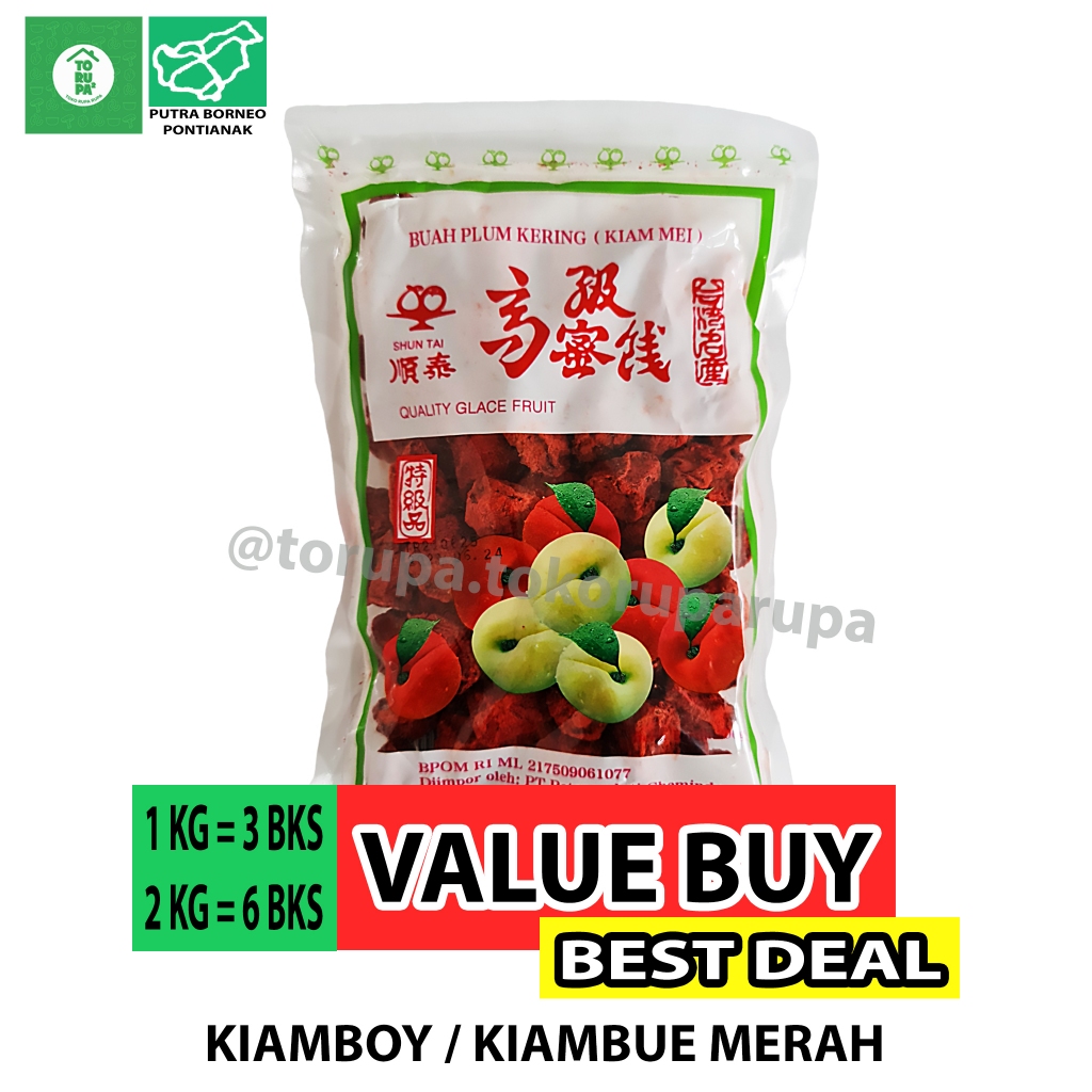 Jual Asinan Kiamboy Merah 300 gr Suntai / Kiamboy Untuk Asinan ...