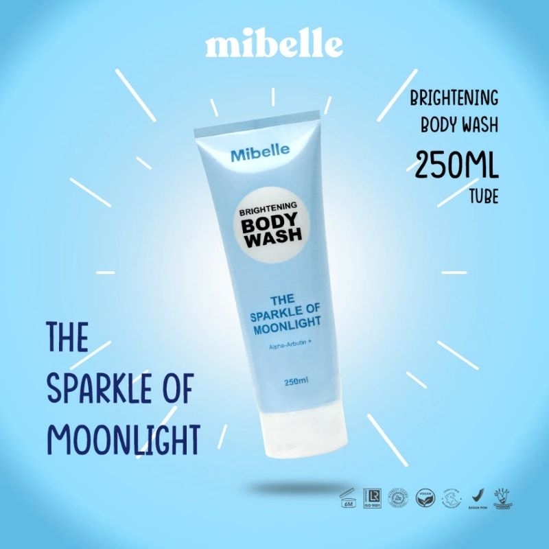 Jual MIBELLE BODY WASH THE SPARKLE OF MOONLIGHT TUBE 250ML | Shopee ...