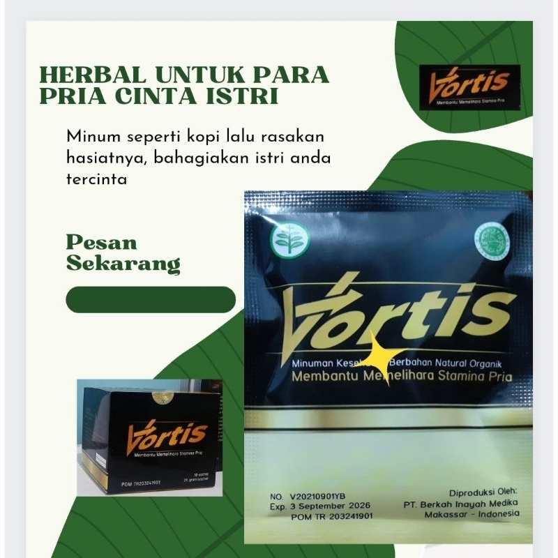 Jual Vortis Herbal ORIGINAL | Shopee Indonesia