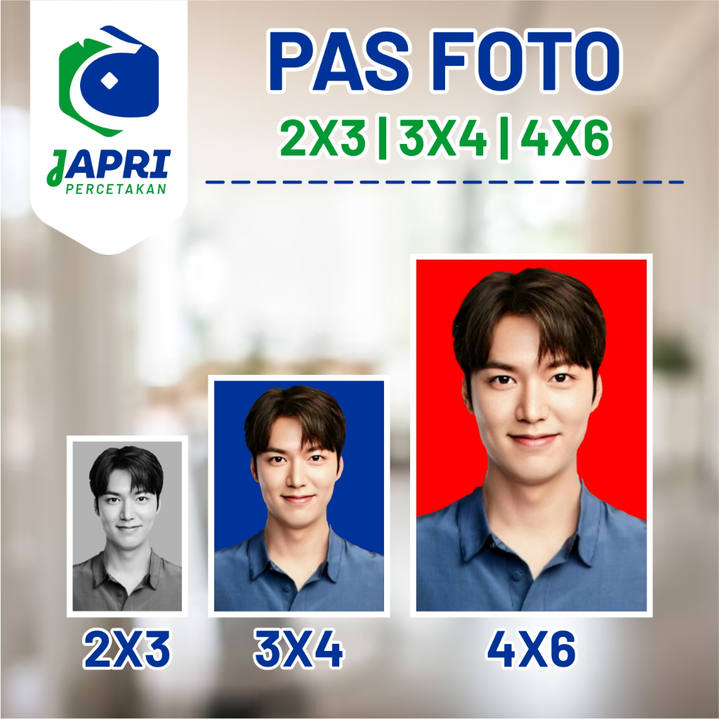 Jual Paket Cetak Pas Foto Ukuran 2x3 3x4 4x6 Kertas Satin/Tekstur ...