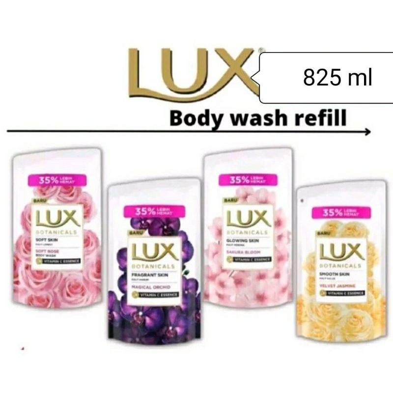 Jual PJ- Lux Botanicals Body Wash Refill Sakura Blom Kulit Glowing 825ml | Shopee Indonesia