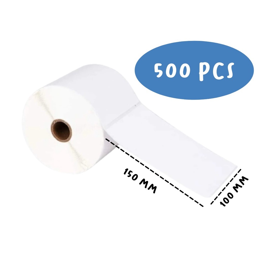 Jual Kertas Thermal LABEL STICKER THERMAL 100 X 150 BARCODE 100X150 UKURAN A6 Kertas printer ...