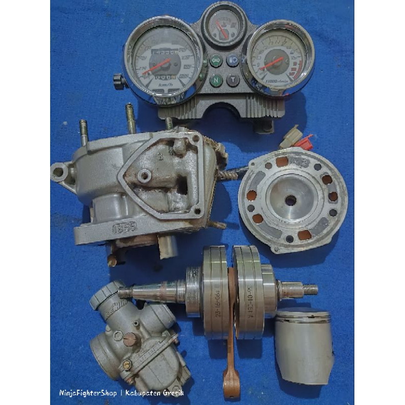 Jual blok ninja 1855 carbu pwl ninja ss ninja r kruk as zx spidometer ...