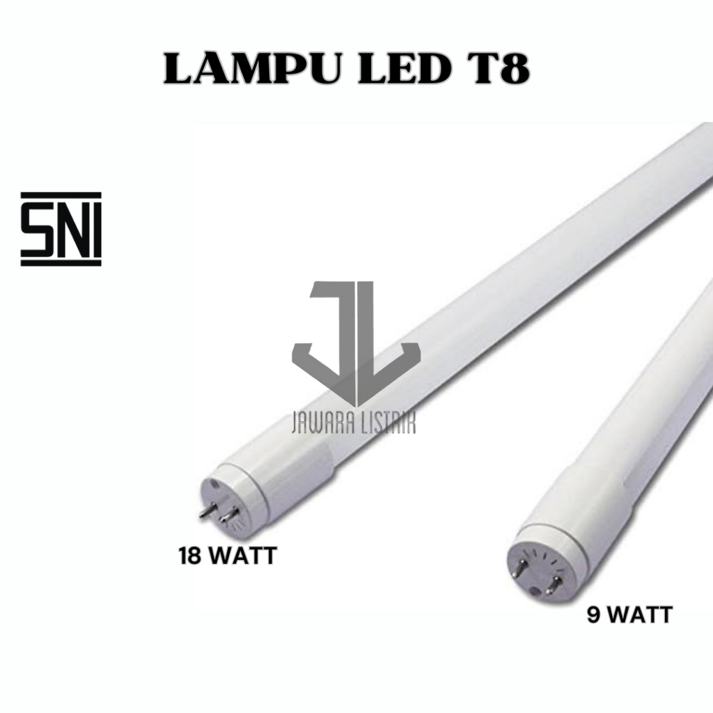 Jual LAMPU LED T8 MURAH 9 WATT DAN 20 WATT BESERTA KAP 60CM DAN 120CM | Shopee Indonesia