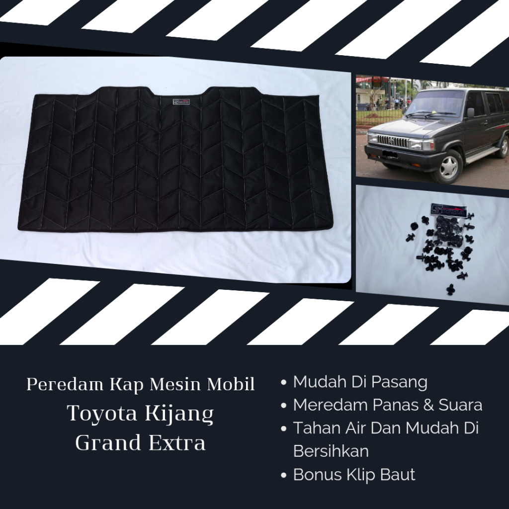 Jual Peredam Kap Mesin Mobil Toyota Kijang Grand Extra | Shopee Indonesia