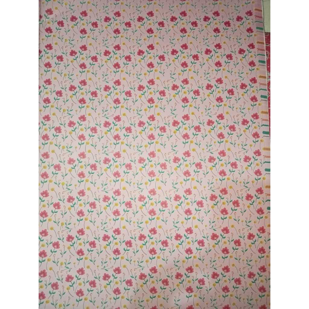 Jual MURAH !! Kertas kado motif MINI FLOWER, kertas kado motif bunga ...