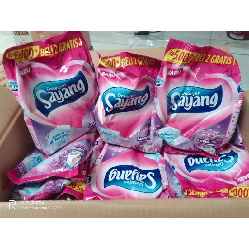 Jual Detergent Sayang Bubuk 5000 uk 260 gr | Shopee Indonesia