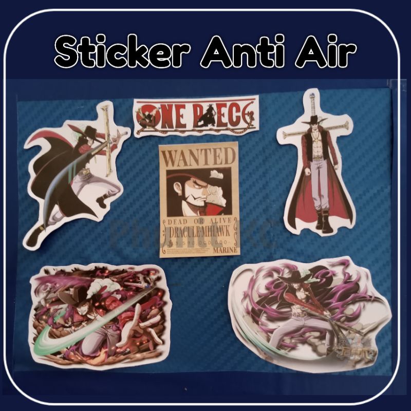 Jual paket stiker murah one piece mihawk shicibukai | Shopee Indonesia