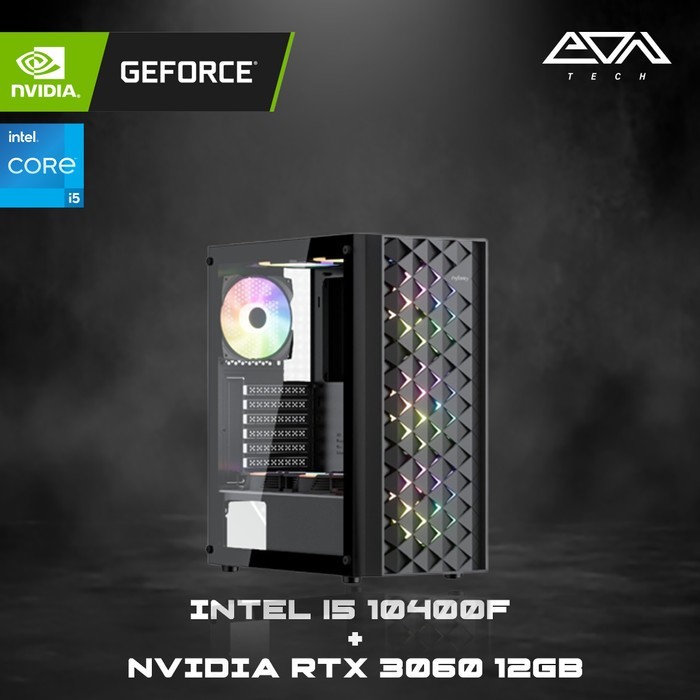 Jual PC Gaming Gen10 | Intel i5 10400F | RTX 3060 12GB| 8GB| 256GB Komputer Rakitan | Shopee ...