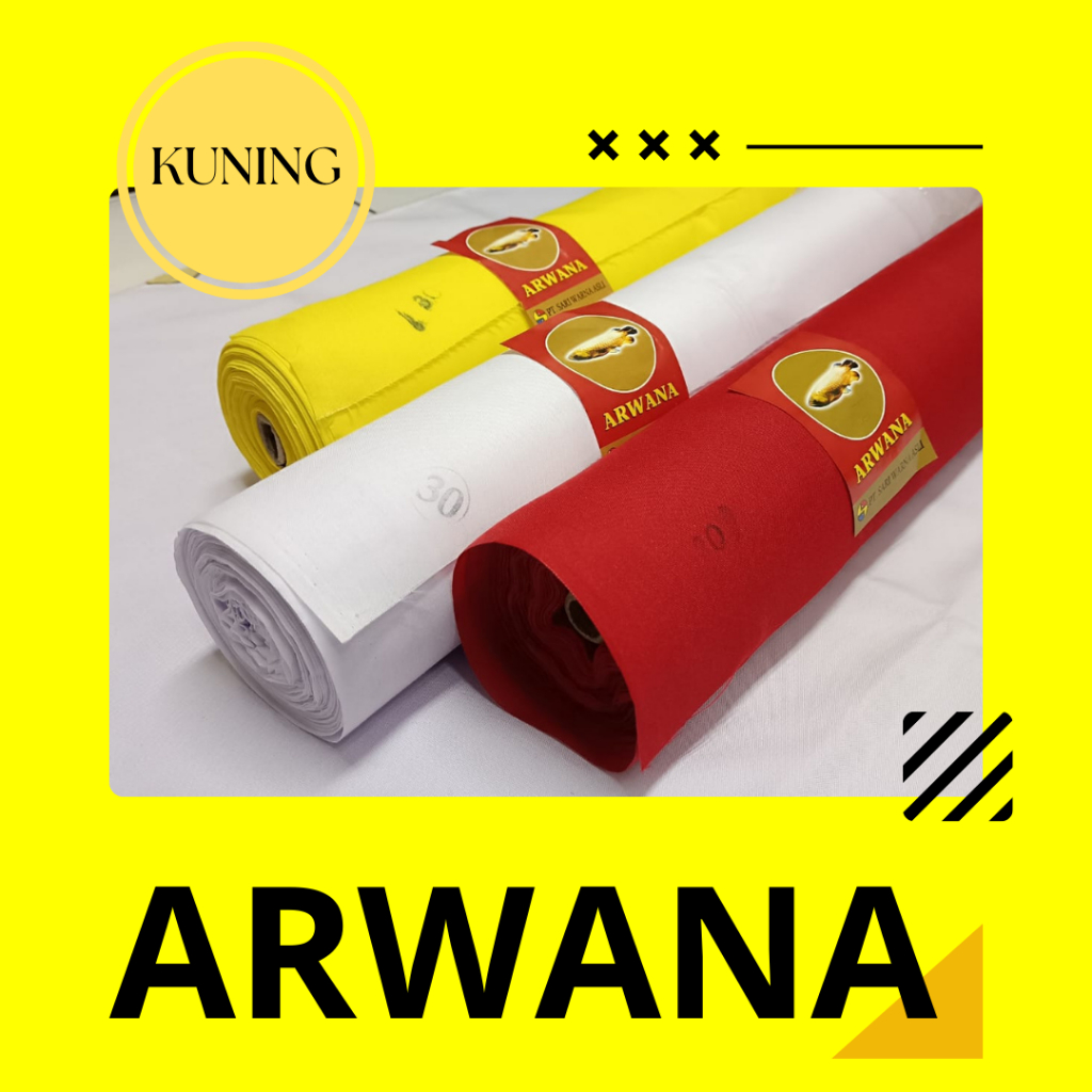 Jual Kain TC Arwana - KUNING | Shopee Indonesia
